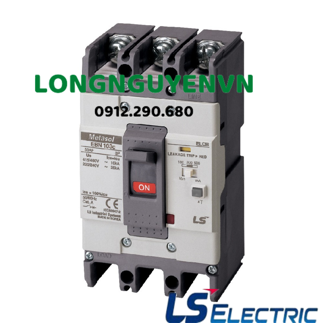 ELCB 4P loại chống rò điện EBS104c 80A 37kA - CÔNG TY CỔ PHẦN THIẾT BỊ ...