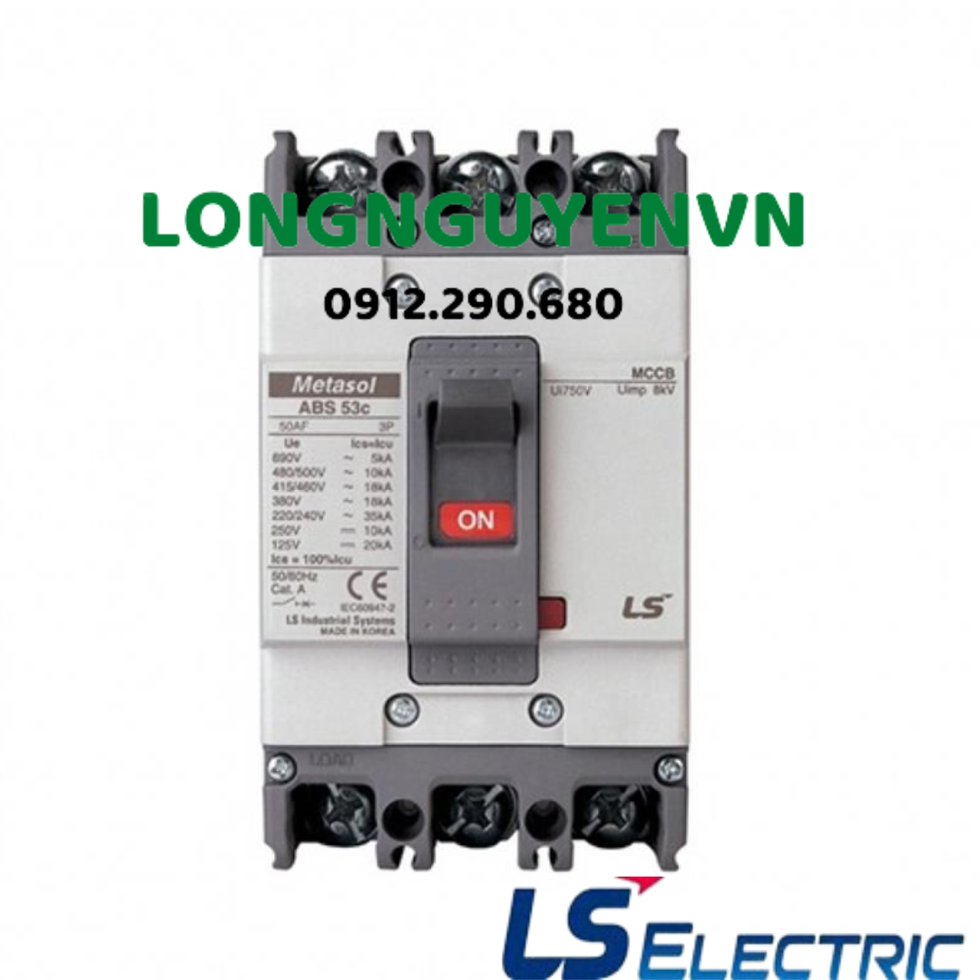 MCCB Ls (APTOMAT) loại khối 3P ABS33c 5A 14kA - CÔNG TY CỔ PHẦN THIẾT ...