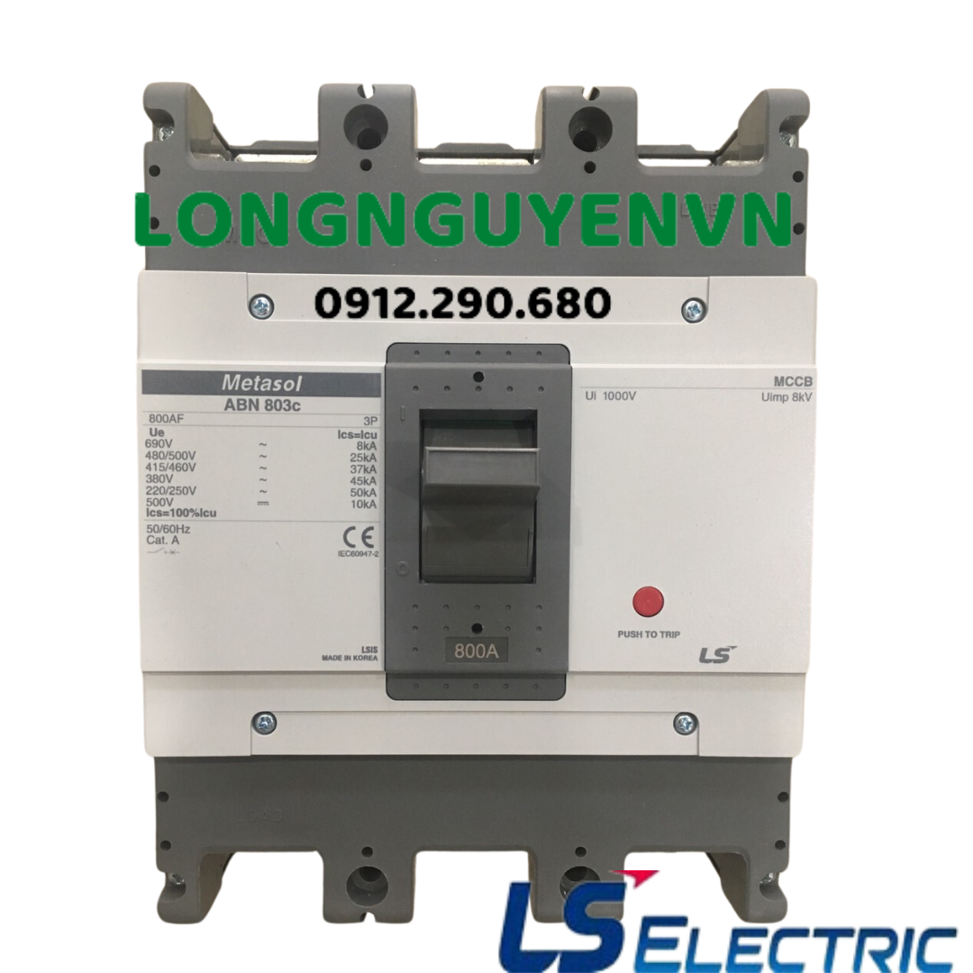 MCCB Ls (APTOMAT) loại khối 3P ABN803c 700A 45kA - CÔNG TY CỔ PHẦN ...
